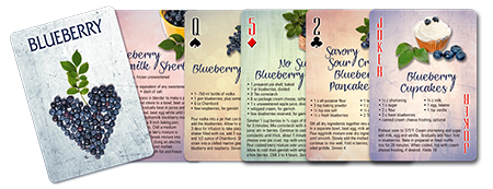 Blueberry Recipes Playing Cards | PL.CARDS.4900