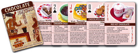 Chocolate Recipes Playing Cards | PL.CARDS.3400