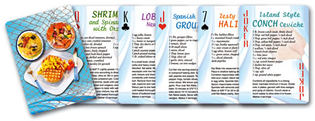 Seafood Recipes Playing Cards | PL.CARDS.3100